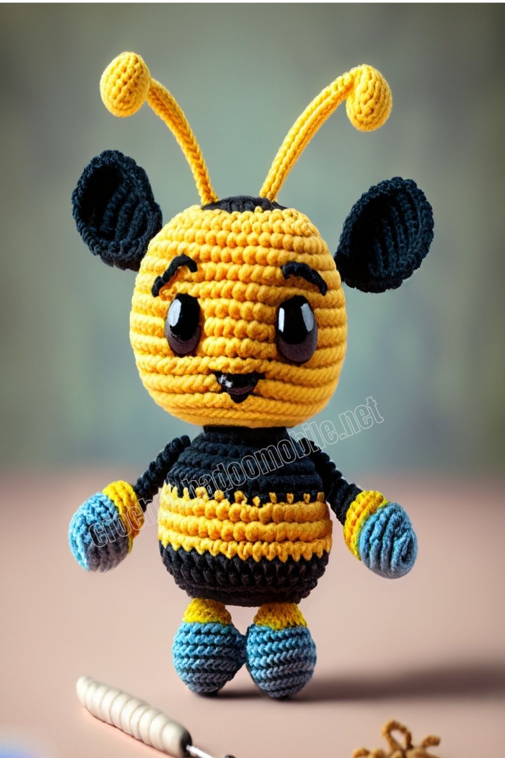 Amigurumi Cute Bee Free Pattern-2 - FREE AMİGURUMİ CROCHET