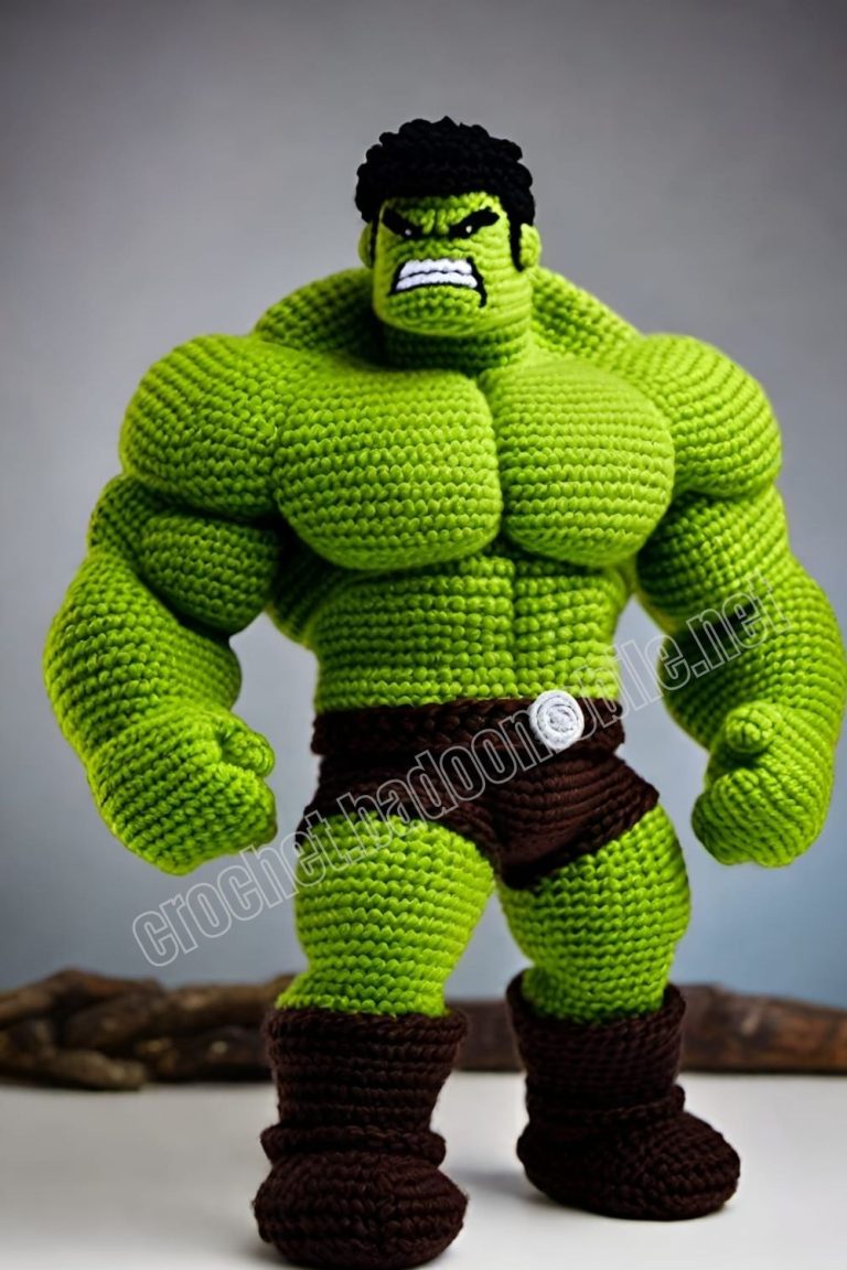 Amigurumi Crochet Hulk Doll Free Pattern-1 - FREE AMİGURUMİ CROCHET