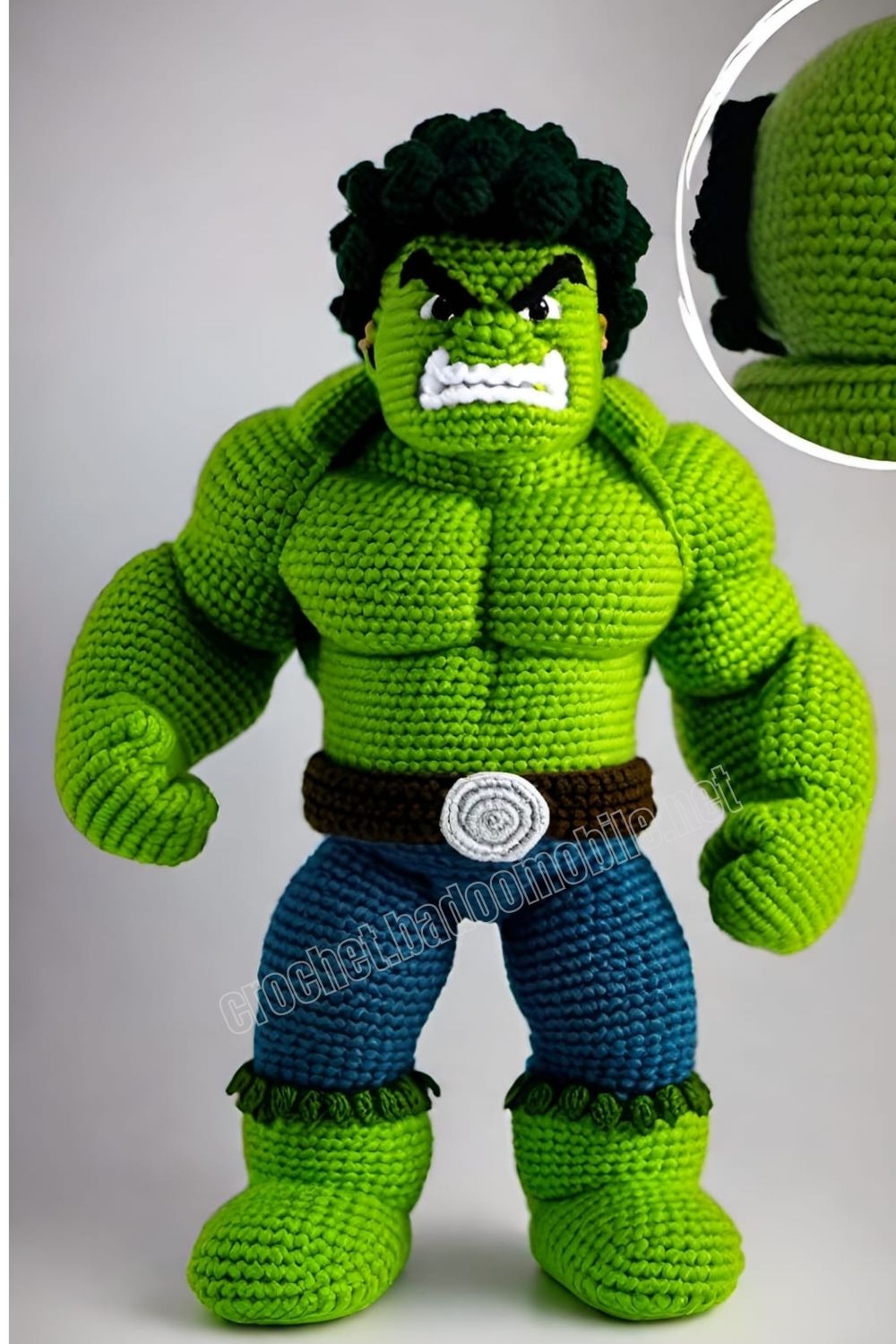 Amigurumi Crochet Hulk Doll Free Pattern-1 - FREE AMİGURUMİ CROCHET