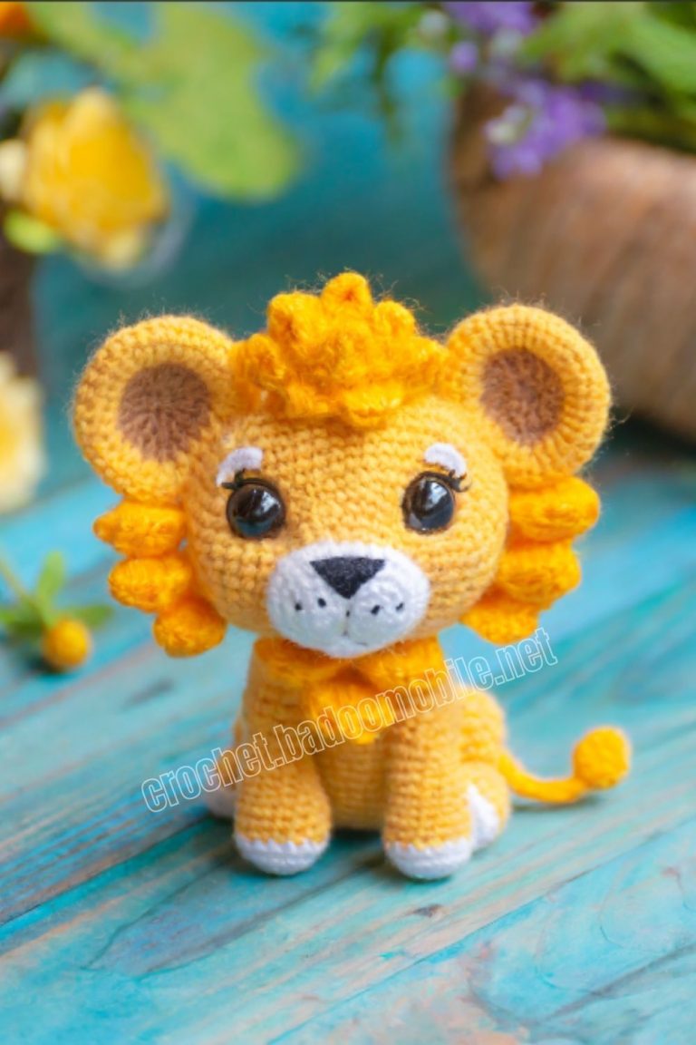 Amigurumi Lion in Costume Free Crochet Pattern-1 - FREE AMİGURUMİ CROCHET